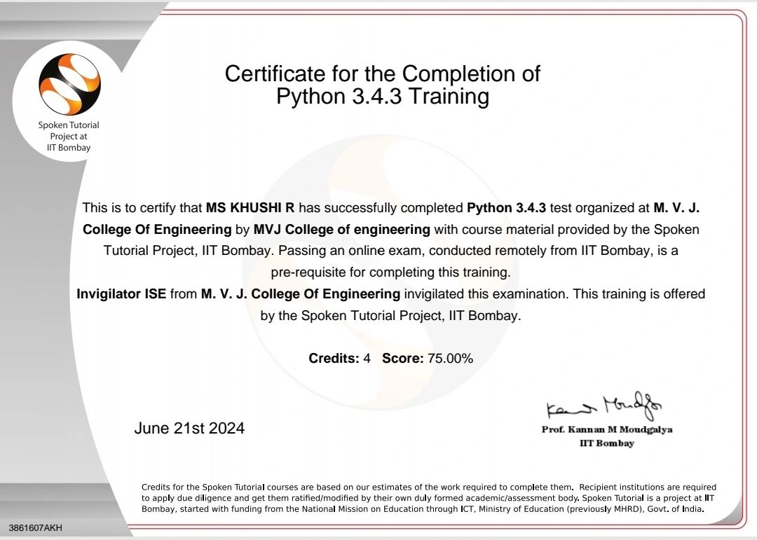 Khushi R on LinkedIn: #python #coding Khushi R on LinkedIn: #python #coding