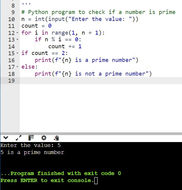 Shaik Tajima on LinkedIn: #primenumber #pythonprogramming #coding # ... Shaik Tajima on LinkedIn: #primenumber #pythonprogramming #coding # ...