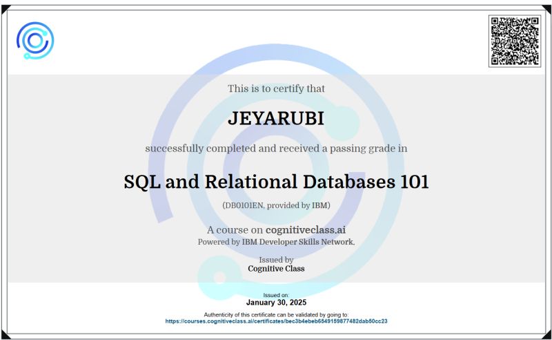 Jeyarubi M on LinkedIn: #sql #databasemanagement Jeyarubi M on LinkedIn: #sql #databasemanagement