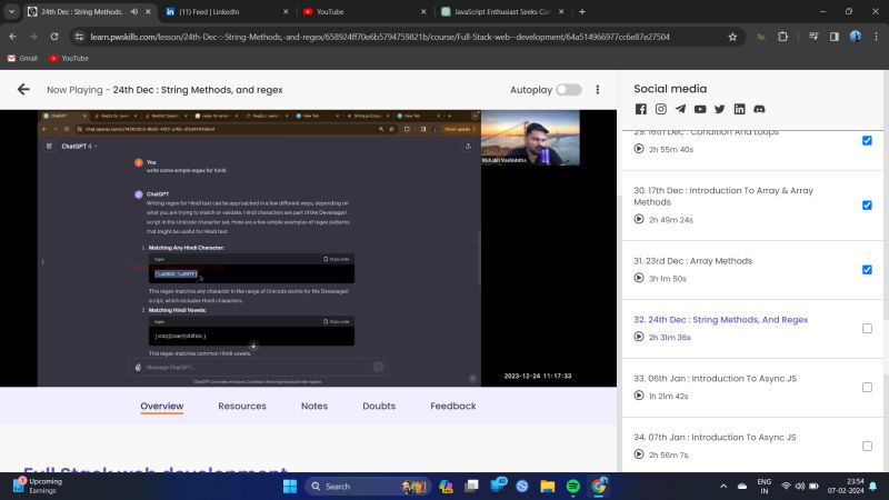 Learned JavaScript and array methods | Sairam Patra posted on the topic ... Learned JavaScript and array methods | Sairam Patra posted on the topic ...