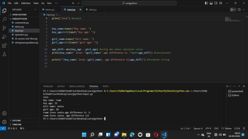 SURAJ GOUDA on LinkedIn: #python #coding #engineeringinkananda SURAJ GOUDA on LinkedIn: #python #coding #engineeringinkananda