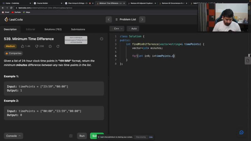 Vishal Saini on LinkedIn: #day #minimum_time_difference #coding # ... Vishal Saini on LinkedIn: #day #minimum_time_difference #coding # ...