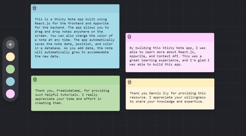 Sticky Note App project: React.js and Appwrite | UTKARSH JHA posted on ... Sticky Note App project: React.js and Appwrite | UTKARSH JHA posted on ...