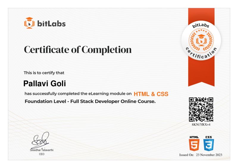 Pallavi Goli on LinkedIn: #connections #bitlabs #fullstackdeveloper Pallavi Goli on LinkedIn: #connections #bitlabs #fullstackdeveloper