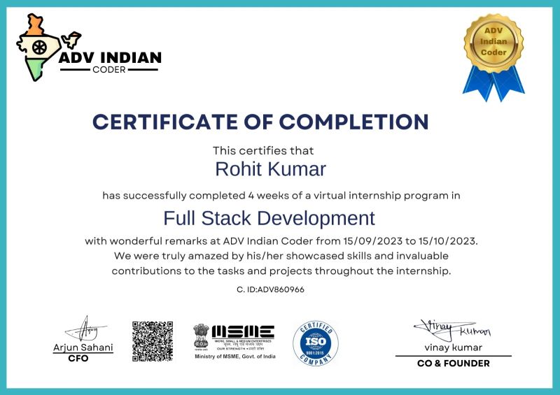 ROHIT KUMAR on LinkedIn: #fullstackdevelopment #codingsuccess # ... ROHIT KUMAR on LinkedIn: #fullstackdevelopment #codingsuccess # ...