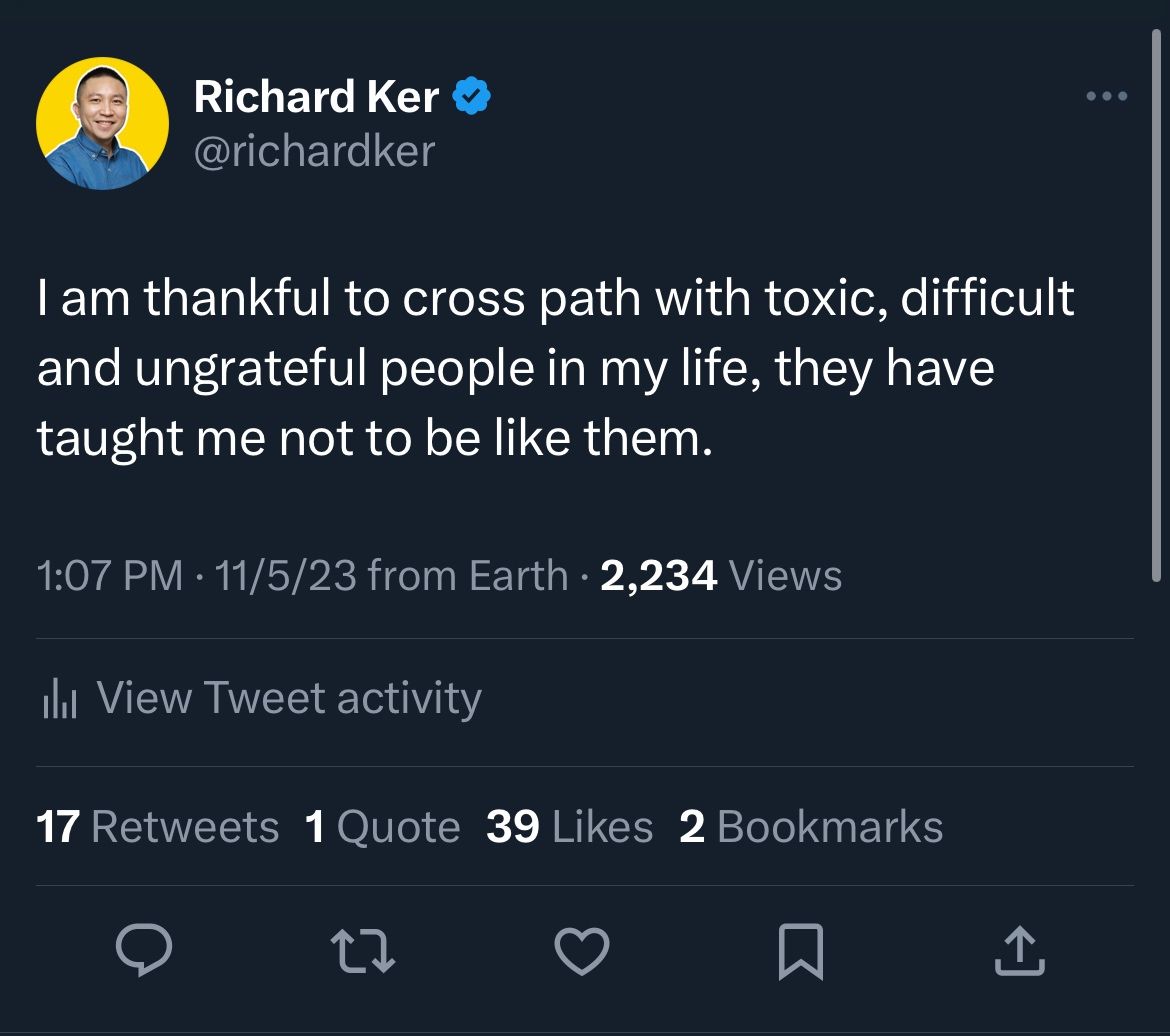 Richard Ker on LinkedIn: 😌 Richard Ker on LinkedIn: 😌