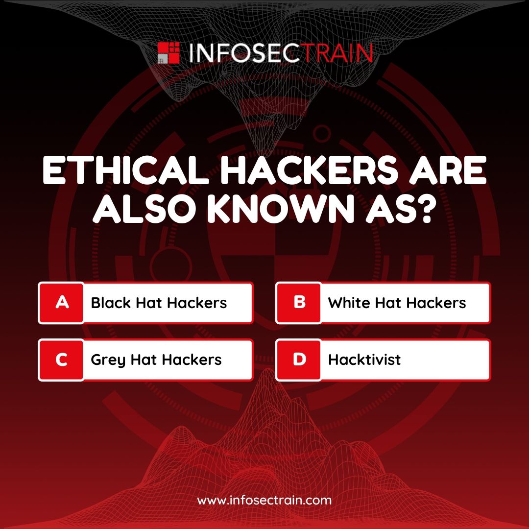 Infosec Train on LinkedIn: #quiztime #quiz #quizzes #quizzing # ... Infosec Train on LinkedIn: #quiztime #quiz #quizzes #quizzing # ...