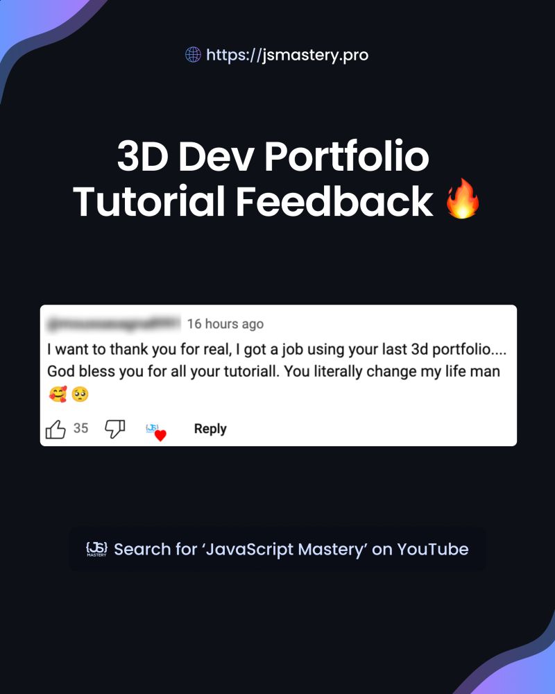 JavaScript Mastery on LinkedIn: #webdeveloper #softwaredeveloper JavaScript Mastery on LinkedIn: #webdeveloper #softwaredeveloper