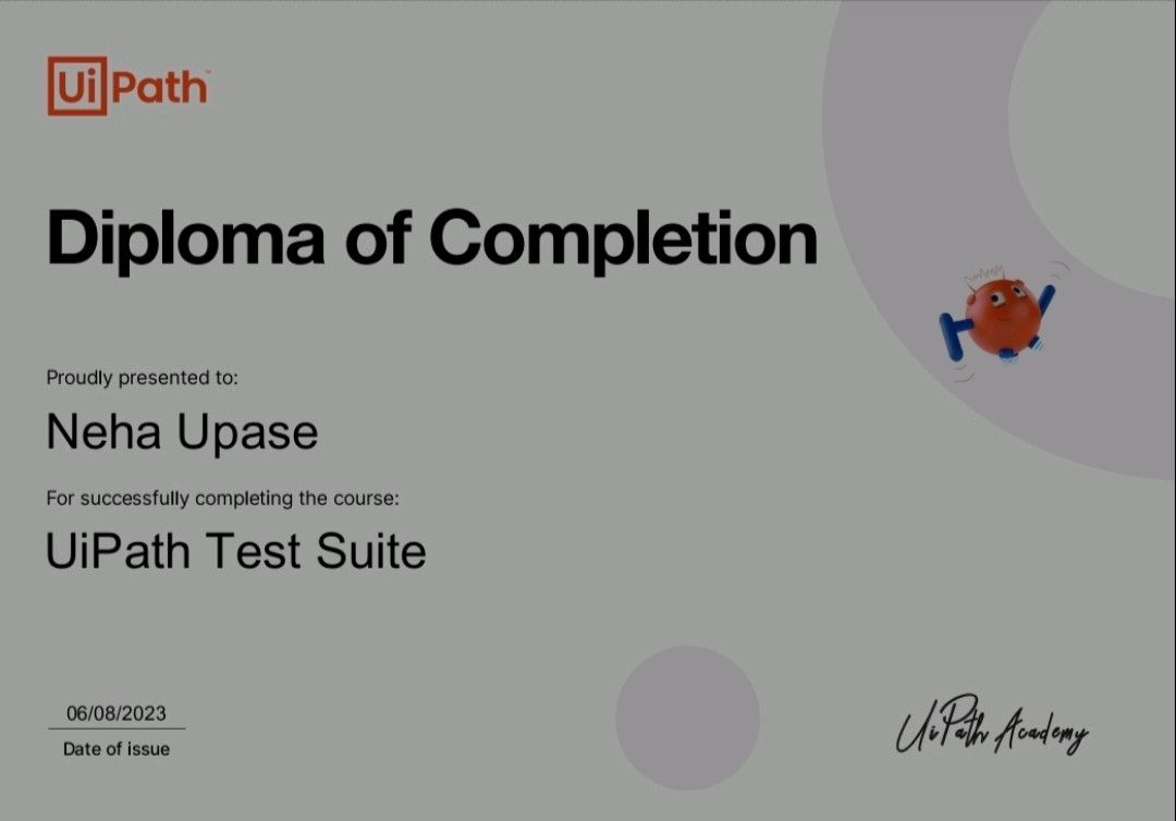Neha Upase on LinkedIn: #learning #uipath #testing Neha Upase on LinkedIn: #learning #uipath #testing