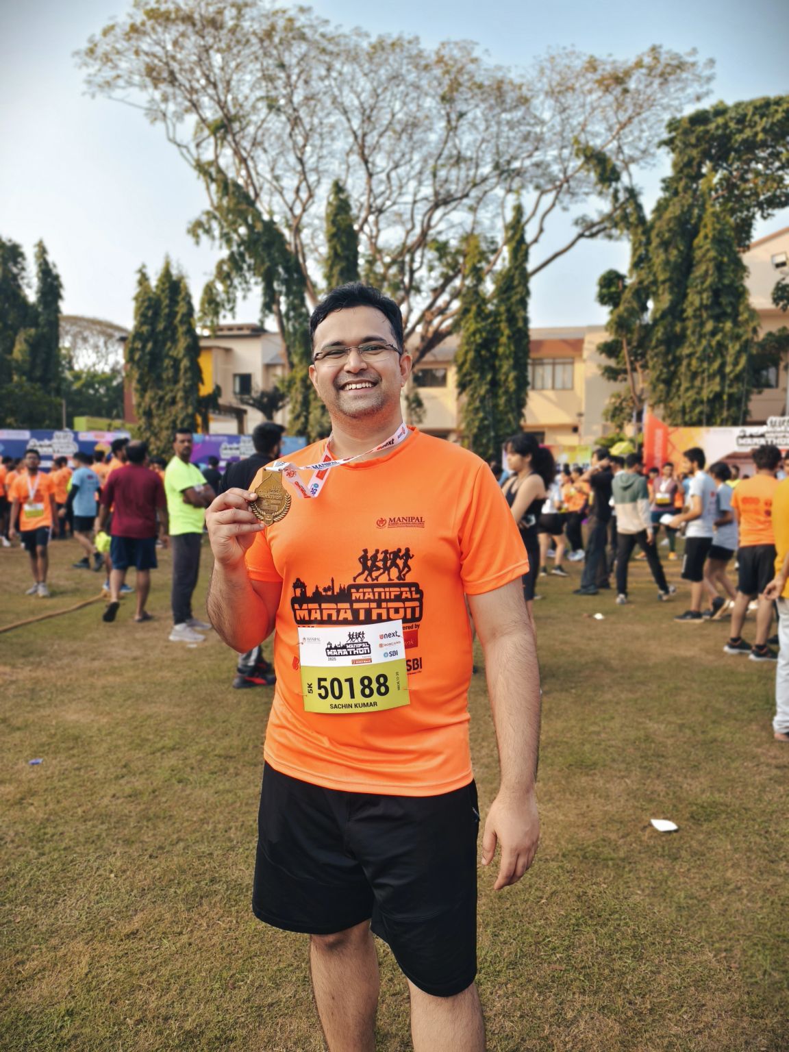 completed 5km run 😊 | Sachin Kumar completed 5km run 😊 | Sachin Kumar