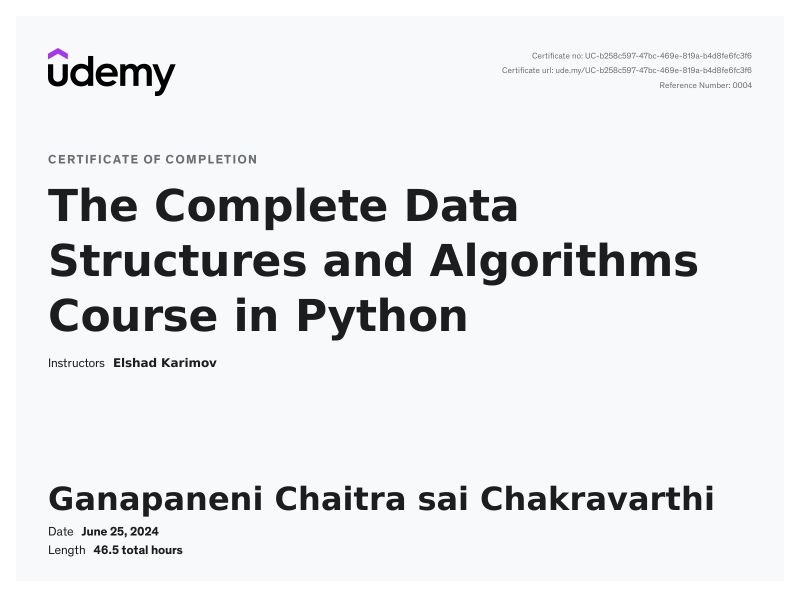 CHAITRA SAI GANAPANENI on LinkedIn: #pythonprogramming #datastructures ... CHAITRA SAI GANAPANENI on LinkedIn: #pythonprogramming #datastructures ...