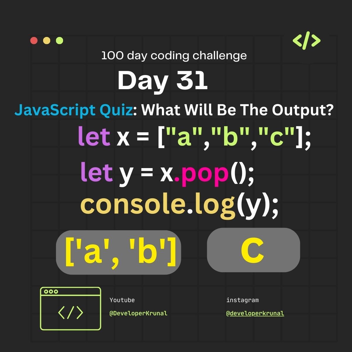 #javascript #coders #javascript #javascriptquiz #codingchallenge ... #javascript #coders #javascript #javascriptquiz #codingchallenge ...
