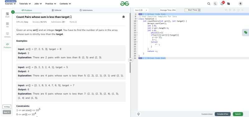 GOBIGA S on LinkedIn: #gfg160codingchallenge #gfg160 #geeksforgeeks # ... GOBIGA S on LinkedIn: #gfg160codingchallenge #gfg160 #geeksforgeeks # ...