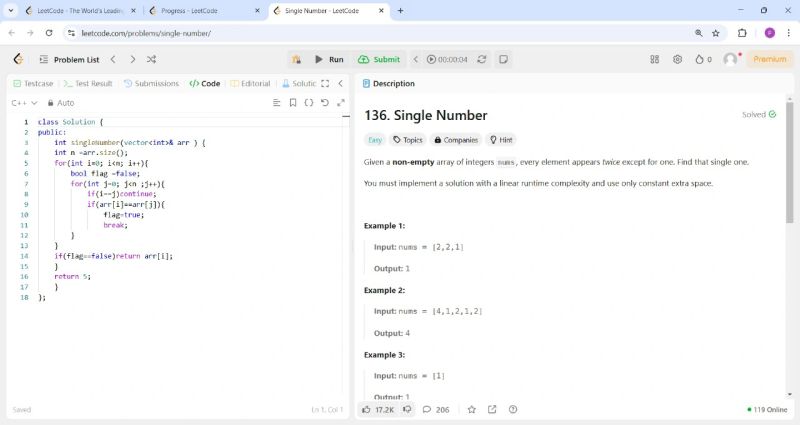 #leetcode #c #problemsolving #bitmanipulation #codinginterview | Priya ... #leetcode #c #problemsolving #bitmanipulation #codinginterview | Priya ...