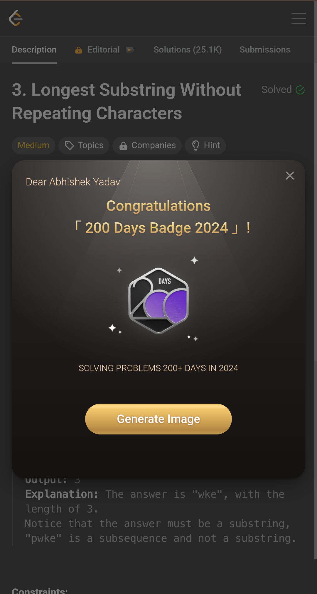 Abhishek Yadav on LinkedIn: #leetcode #codingjourney #200days # ... Abhishek Yadav on LinkedIn: #leetcode #codingjourney #200days # ...