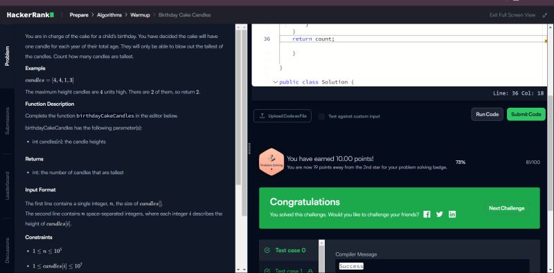 ABHISHEK S on LinkedIn: #hackerrank #codingjourney #learningresources # ... ABHISHEK S on LinkedIn: #hackerrank #codingjourney #learningresources # ...