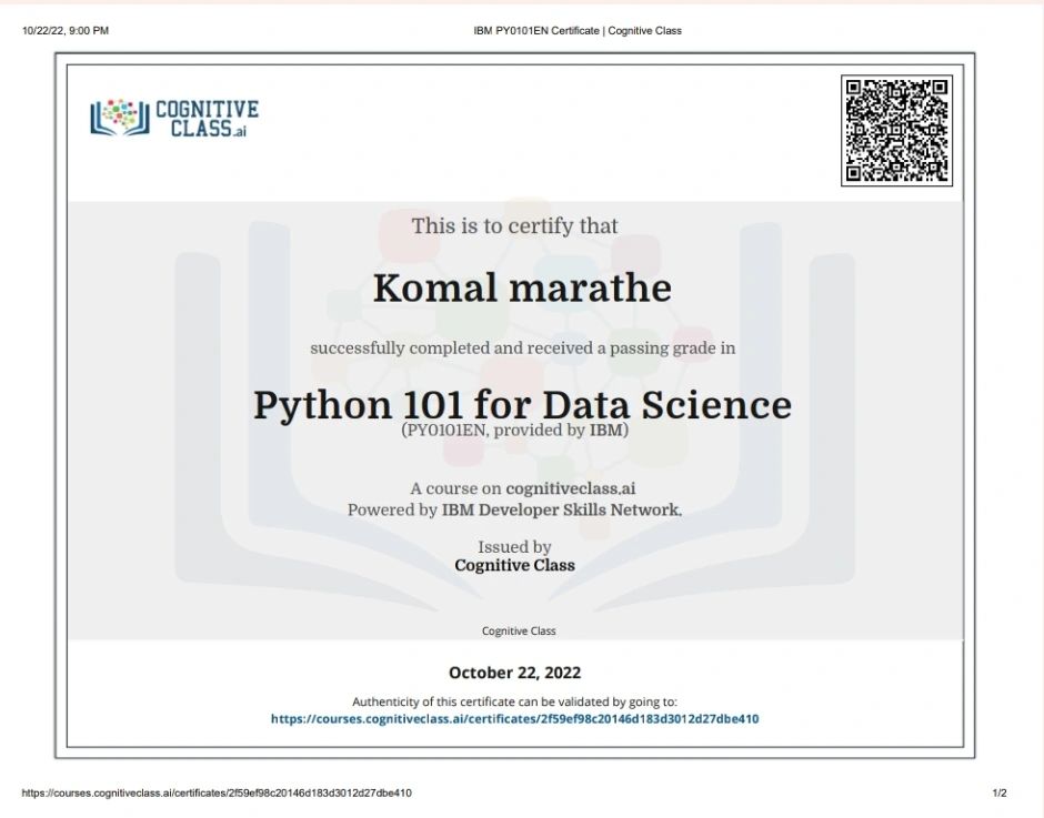 Excited to share that I've successfully completed Python 101 for Data ... Excited to share that I've successfully completed Python 101 for Data ...