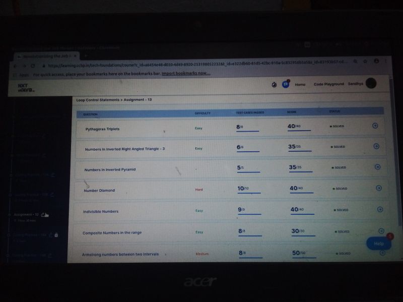 Sandhya Bukkapatnam on LinkedIn: #python #coding #nxtwave Sandhya Bukkapatnam on LinkedIn: #python #coding #nxtwave