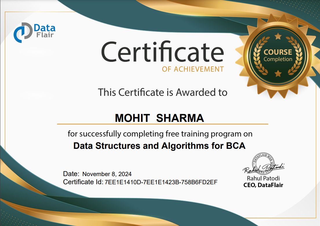 Mohit Sharma on LinkedIn: #learning #dsa #datastructures #algorithms # ... Mohit Sharma on LinkedIn: #learning #dsa #datastructures #algorithms # ...