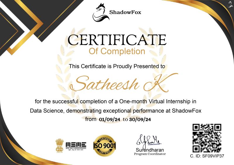 Satheesh K on LinkedIn: #python #internship #coding #dataanalysis # ... Satheesh K on LinkedIn: #python #internship #coding #dataanalysis # ...