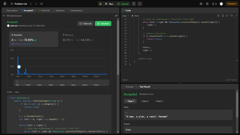 Raj Mishra on LinkedIn: #leetcode #problemsolving #palindrome # ... Raj Mishra on LinkedIn: #leetcode #problemsolving #palindrome # ...