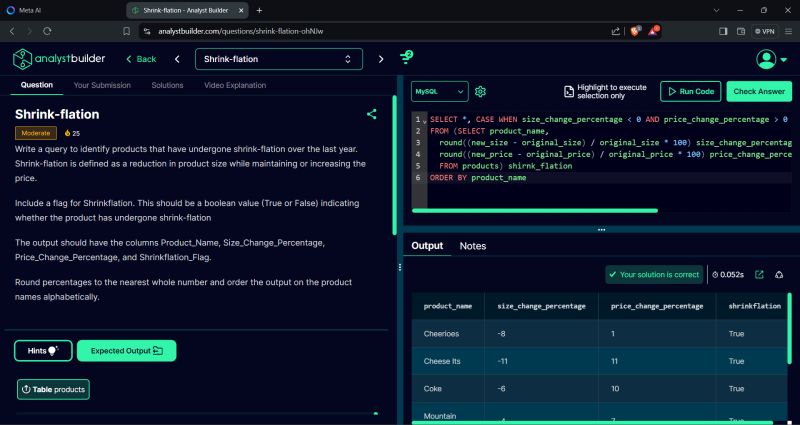 Mahesh Y. on LinkedIn: #sqlchallenge #mysql #dataanalysis #codingchallenge Mahesh Y. on LinkedIn: #sqlchallenge #mysql #dataanalysis #codingchallenge