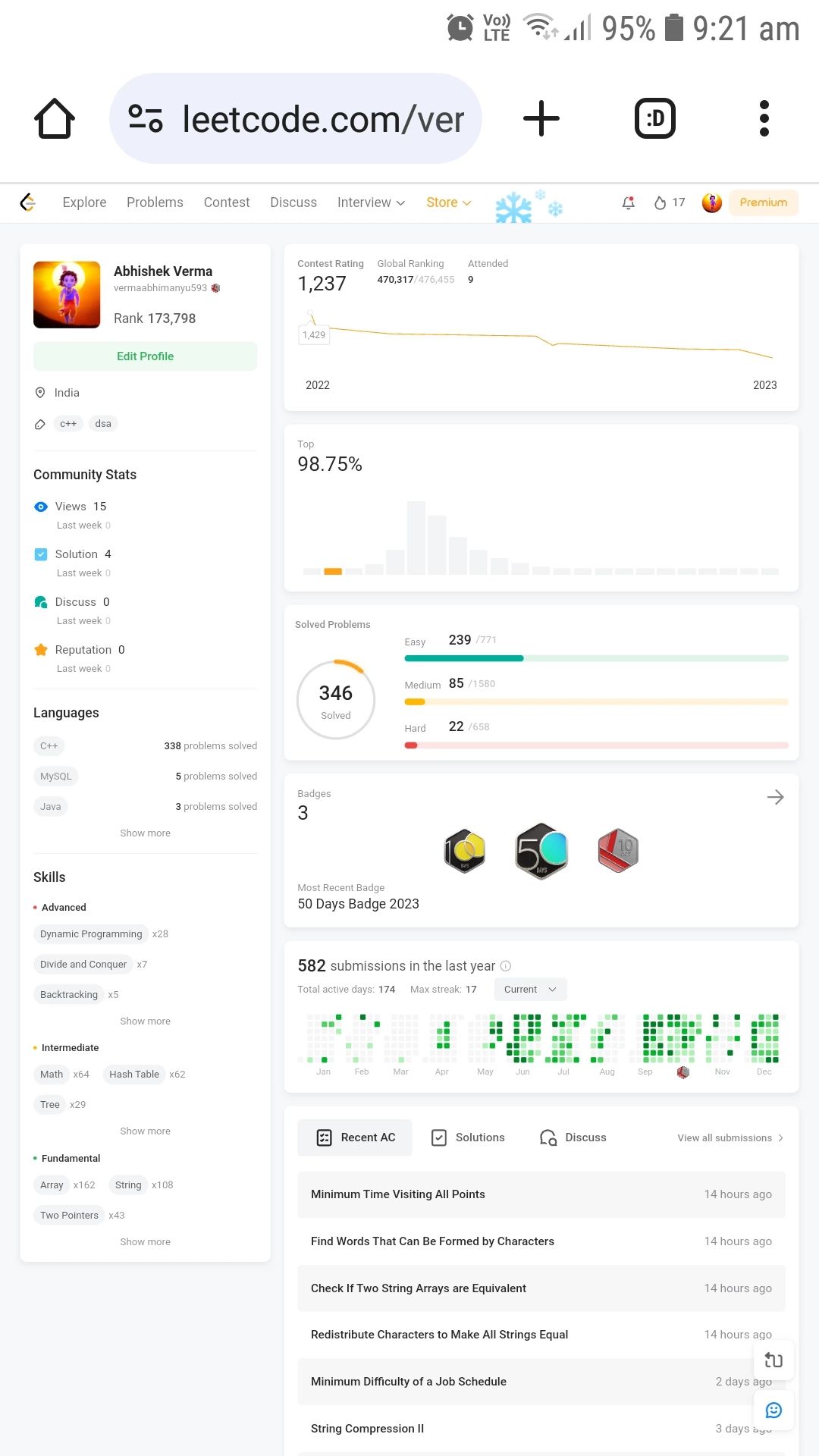 Abhishek Verma on LinkedIn: #dsa #leetcode #leetcodechallenge Abhishek Verma on LinkedIn: #dsa #leetcode #leetcodechallenge