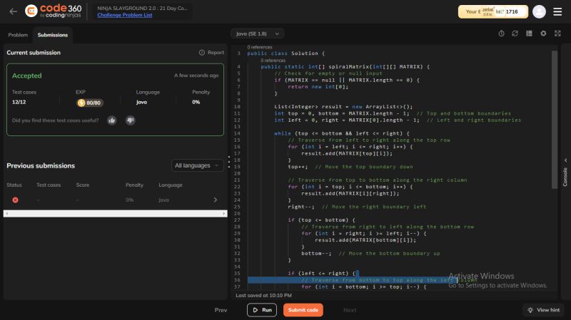 Vini Jasmi V on LinkedIn: #codingninjas #ninjaslayground Vini Jasmi V on LinkedIn: #codingninjas #ninjaslayground