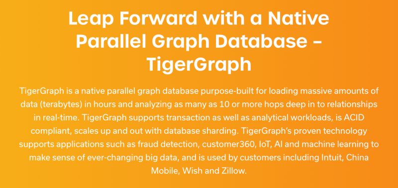 TigerGraph on LinkedIn: 💡We are a native parallel graph database built ... TigerGraph on LinkedIn: 💡We are a native parallel graph database built ...