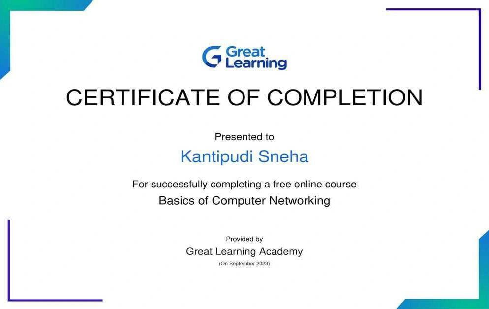 Sneha Kantipudi on LinkedIn: #greatlearning #computernetworks #dbms # ... Sneha Kantipudi on LinkedIn: #greatlearning #computernetworks #dbms # ...