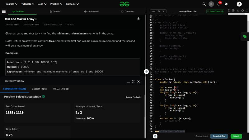 Arul Jyothi on LinkedIn: #100daysofcode #java #geeksforgeeks ... Arul Jyothi on LinkedIn: #100daysofcode #java #geeksforgeeks ...
