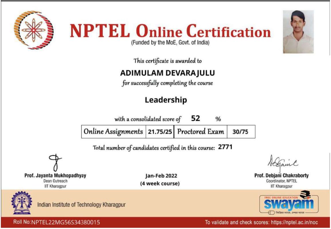 Devarajulu Adimulam on LinkedIn: #connections #nptel #nptel #svce # ... Devarajulu Adimulam on LinkedIn: #connections #nptel #nptel #svce # ...