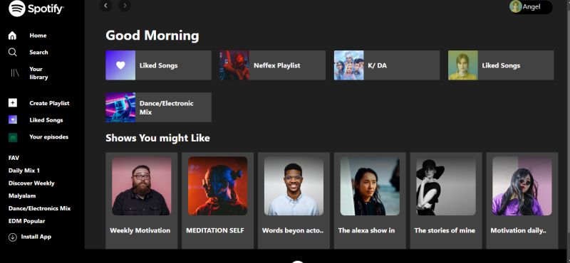 Shivam singh Negi on LinkedIn: Made spotify front page using html and css Shivam singh Negi on LinkedIn: Made spotify front page using html and css