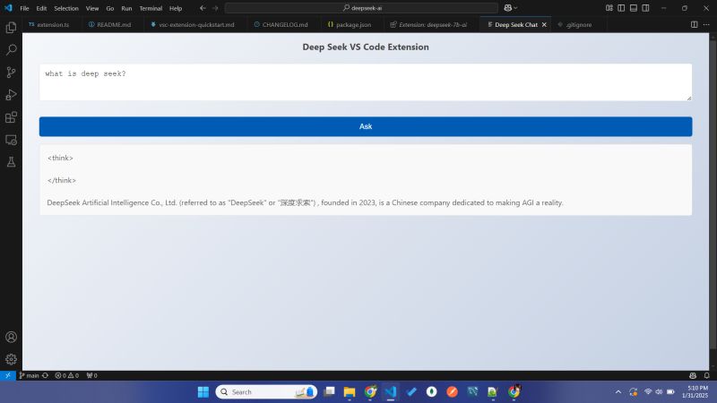 #ai #deepseek #vscode #developertools #aiincoding #innovation… | Gautam ... #ai #deepseek #vscode #developertools #aiincoding #innovation… | Gautam ...
