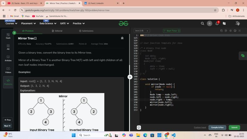 #geekstreak2024 #geeksforgeeks #dsa #codingchallenge #binarytree ... #geekstreak2024 #geeksforgeeks #dsa #codingchallenge #binarytree ...