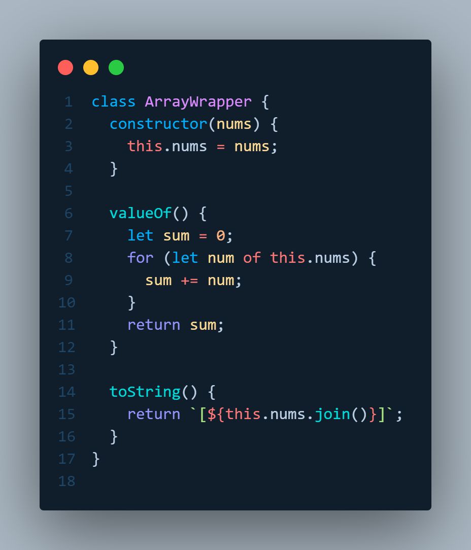 Solved Array Wrapper problem on LeetCode | Md Saif Ullah posted on the ... Solved Array Wrapper problem on LeetCode | Md Saif Ullah posted on the ...