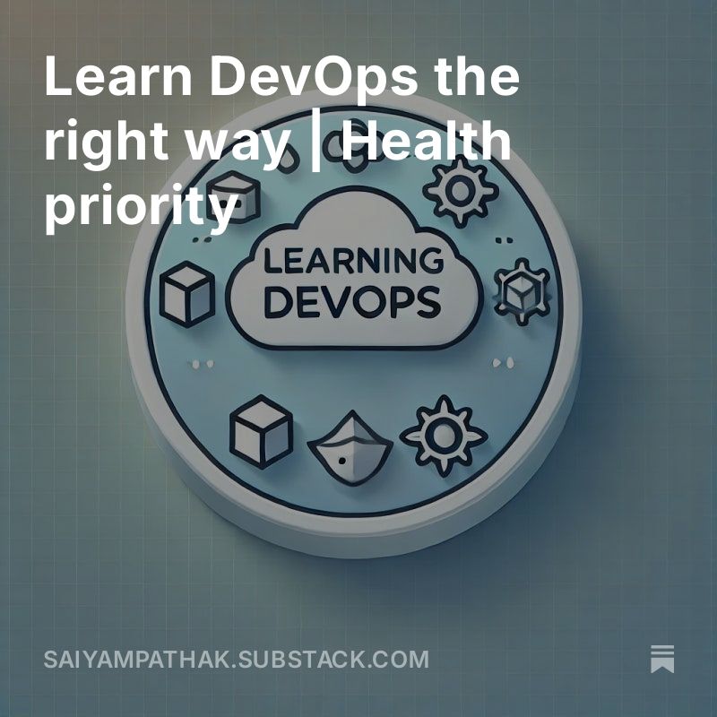 Saiyam Pathak on LinkedIn: #devops #health Saiyam Pathak on LinkedIn: #devops #health