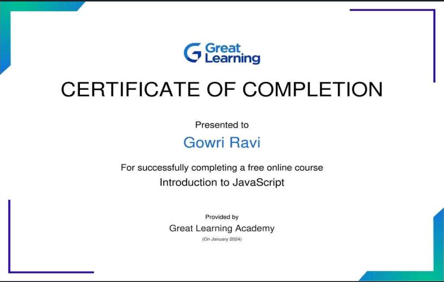 Gowri Ravi on LinkedIn: #javascript #webdevelopment #dynamicprogramming Gowri Ravi on LinkedIn: #javascript #webdevelopment #dynamicprogramming