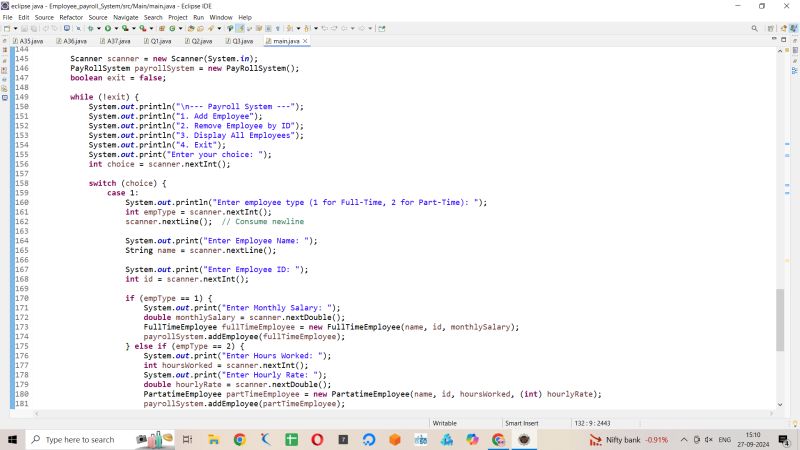 Ram Agrawal on LinkedIn: #java #payrollsystem #corejava #coding #github ... Ram Agrawal on LinkedIn: #java #payrollsystem #corejava #coding #github ...