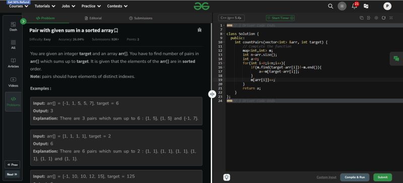 Parth Bijpuriya on LinkedIn: #gfg160 #hashmap #pairsum #codingchallenge ... Parth Bijpuriya on LinkedIn: #gfg160 #hashmap #pairsum #codingchallenge ...
