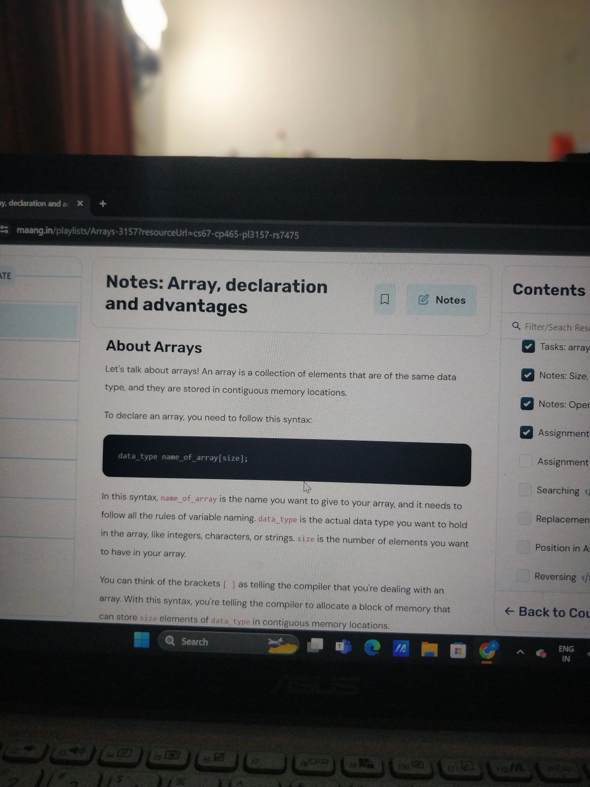AlgoZenith's C++ course for DSA | Tarun Sihag posted on the topic ... AlgoZenith's C++ course for DSA | Tarun Sihag posted on the topic ...