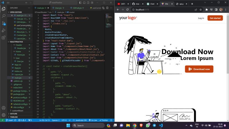 Learned React Router basics | Ahammed Sidan V T posted on the topic ... Learned React Router basics | Ahammed Sidan V T posted on the topic ...