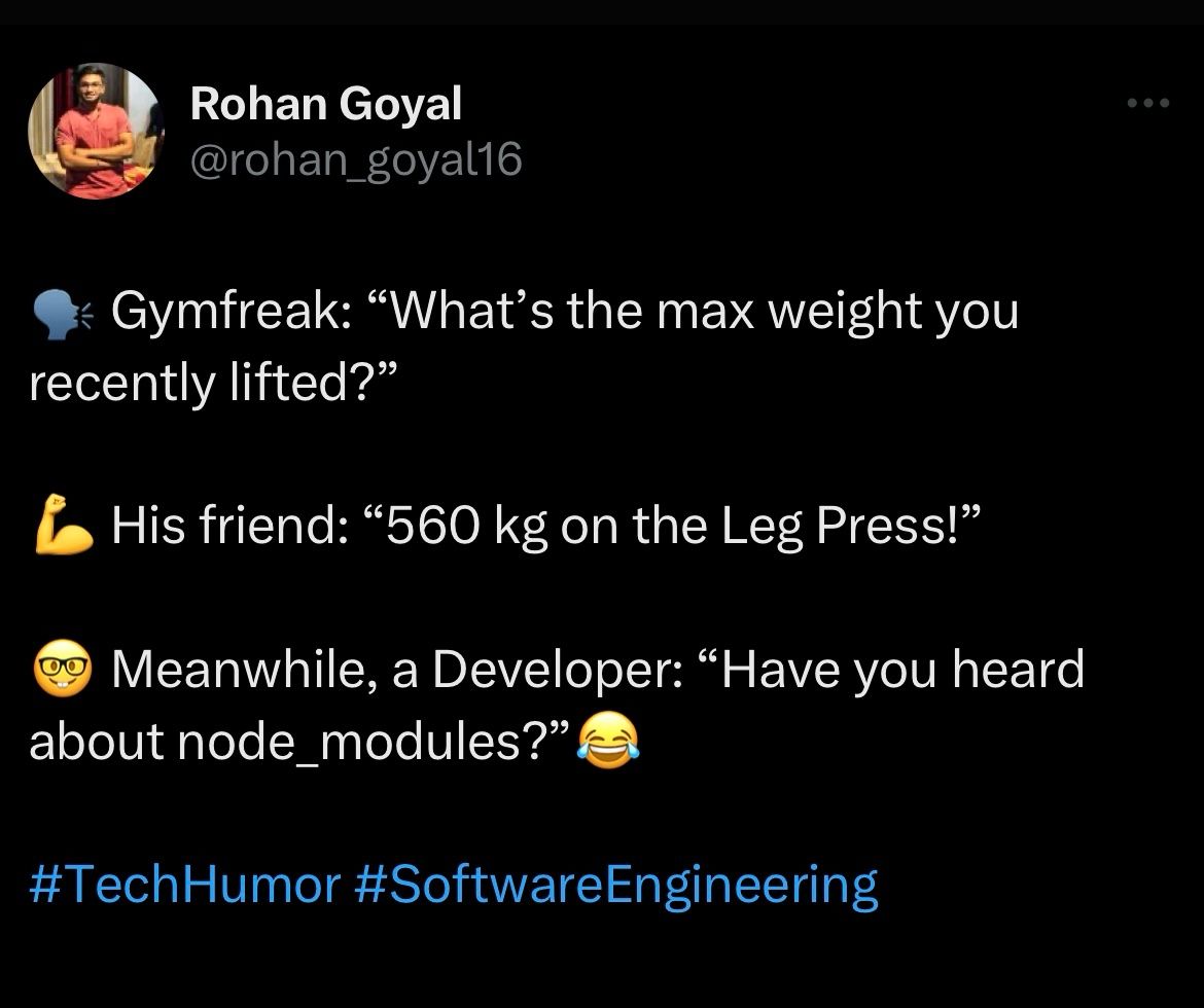 Rohan Goyal on LinkedIn: #tech #dsa #meme #programming #softwaredevelopment Rohan Goyal on LinkedIn: #tech #dsa #meme #programming #softwaredevelopment
