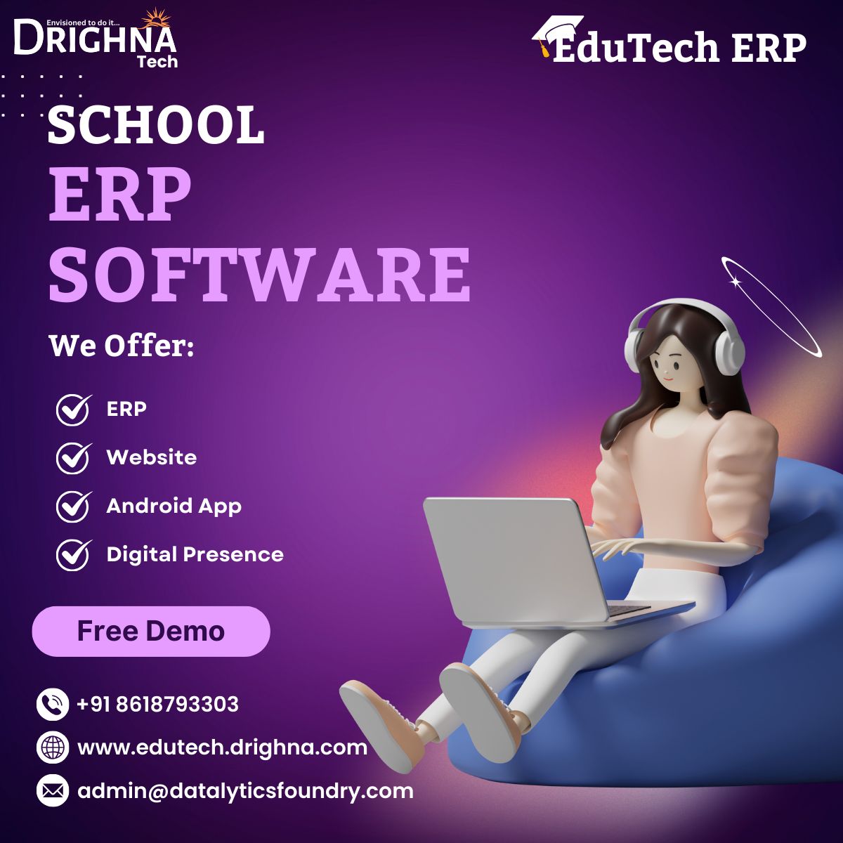 Aishwarya Yaladagi on LinkedIn: #drighnatech #edutecherp #schoolerp # ... Aishwarya Yaladagi on LinkedIn: #drighnatech #edutecherp #schoolerp # ...