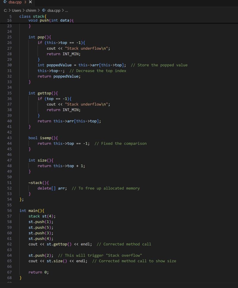 Chinmay Sachan on LinkedIn: #dsa #datastructures #algorithms #stacks # ... Chinmay Sachan on LinkedIn: #dsa #datastructures #algorithms #stacks # ...