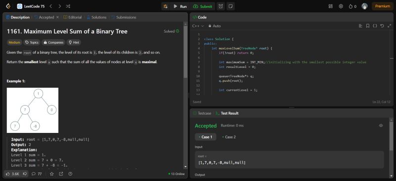 Kusum Guragain on LinkedIn: #leetcode #binarytree #cplusplus #dsa # ... Kusum Guragain on LinkedIn: #leetcode #binarytree #cplusplus #dsa # ...