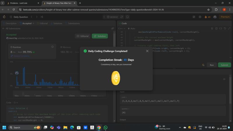 Amrit Raj on LinkedIn: #leetcode #codingchallenge #algorithms # ... Amrit Raj on LinkedIn: #leetcode #codingchallenge #algorithms # ...