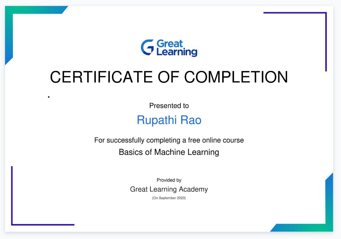 Rupathi Rao on LinkedIn: #greatlearningacademy Rupathi Rao on LinkedIn: #greatlearningacademy