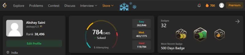 Akshay Saini on LinkedIn: Ending 2024 with a LeetCode Streak of Akshay Saini on LinkedIn: Ending 2024 with a LeetCode Streak of