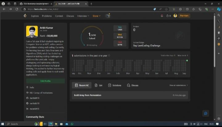 Ankit Kumar on LinkedIn: #leetcode #datastructures #codingjourney # ... Ankit Kumar on LinkedIn: #leetcode #datastructures #codingjourney # ...